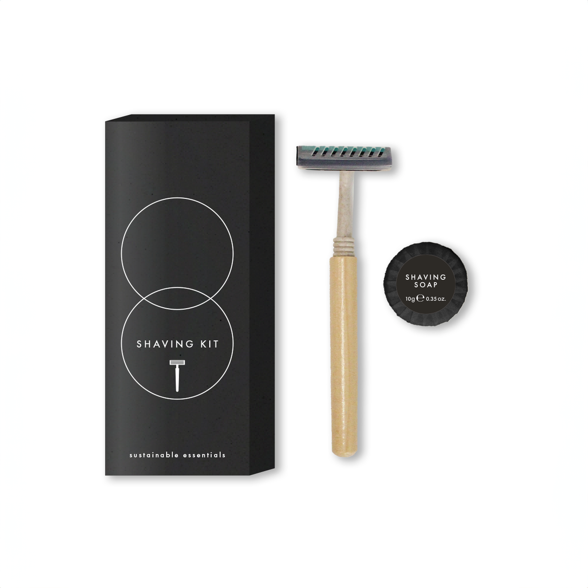 Sustainable Essentials - Shaving Kit - Premium Black – Buzz USA
